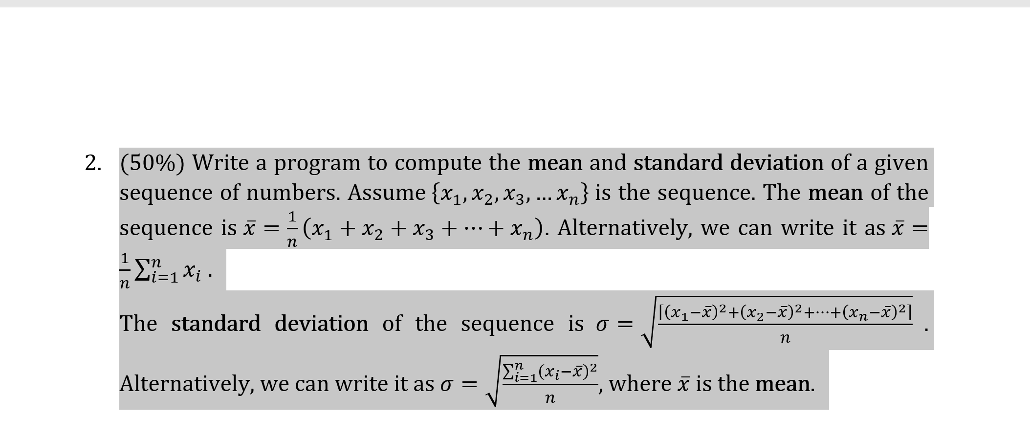 Solved Your program must read the data from the file | Chegg.com