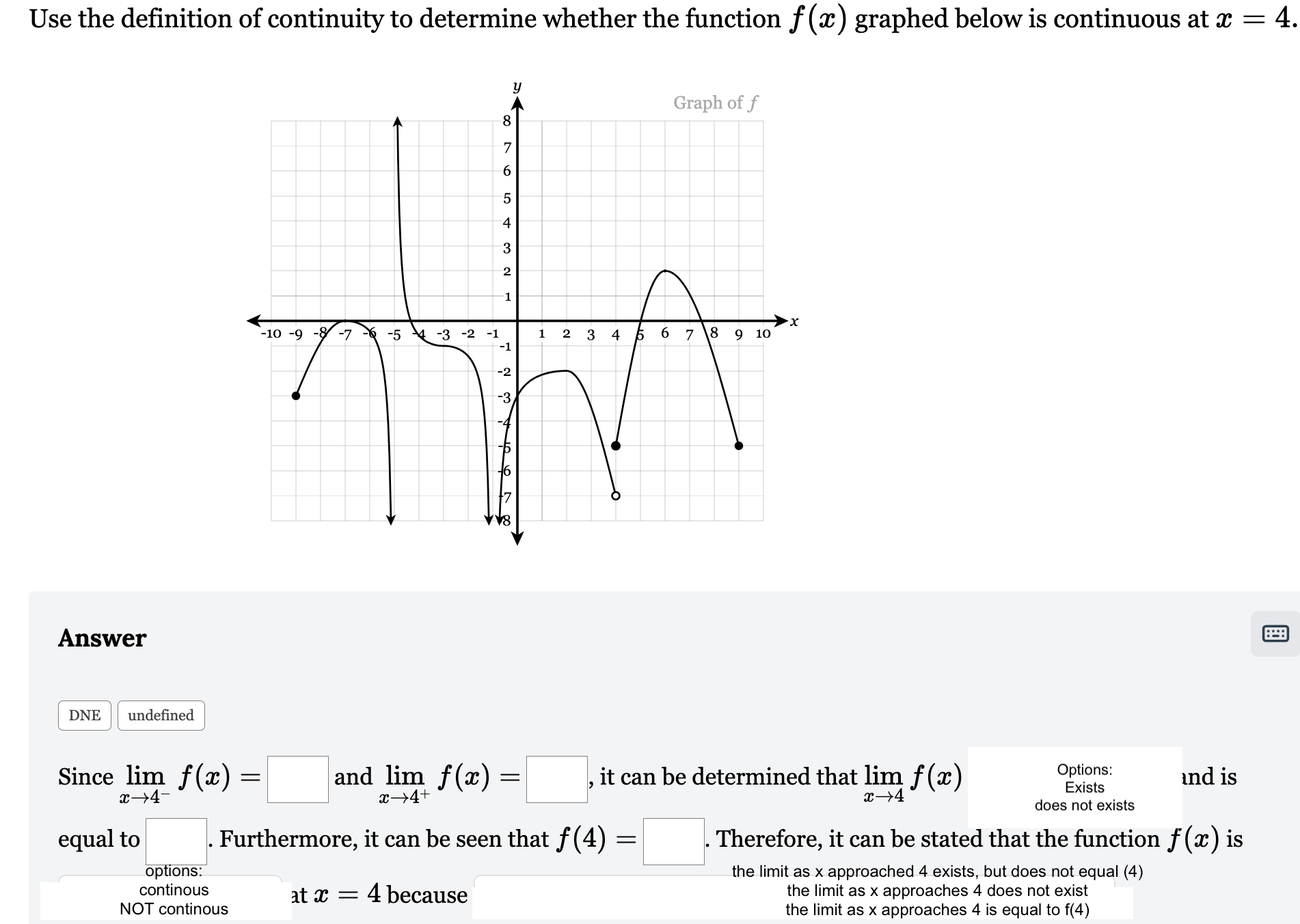 Solved Use the definition of continuity to determine whether | Chegg.com