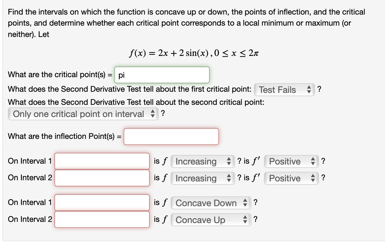 Solved Determine the intervals on which the given function | Chegg.com