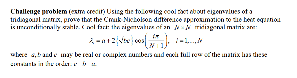 Solved Challenge problem (extra credit) Using the following | Chegg.com