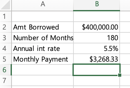 Solved . In the Mortgage worksheet, a person is applying for | Chegg.com