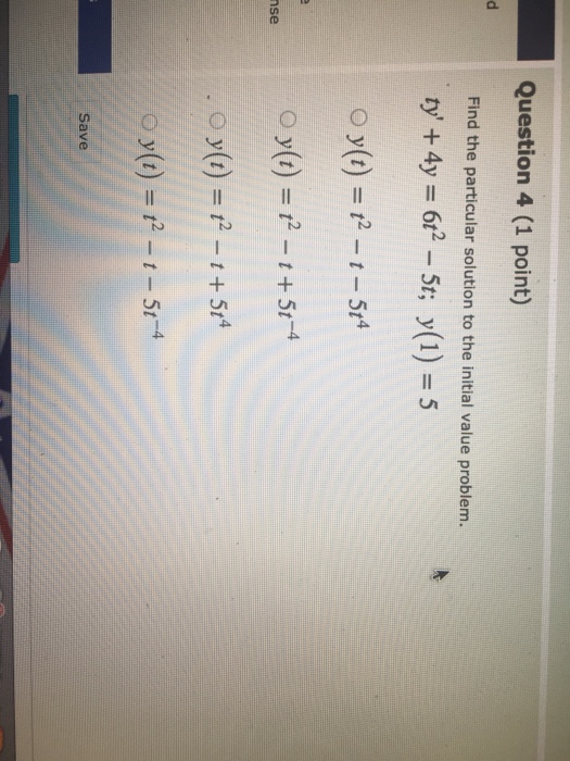 Solved uestion 1 (1 point) Find the integrating factor H(t) | Chegg.com Solved uestion 1 (1 point) Find the integrating factor H(t) | Chegg.com