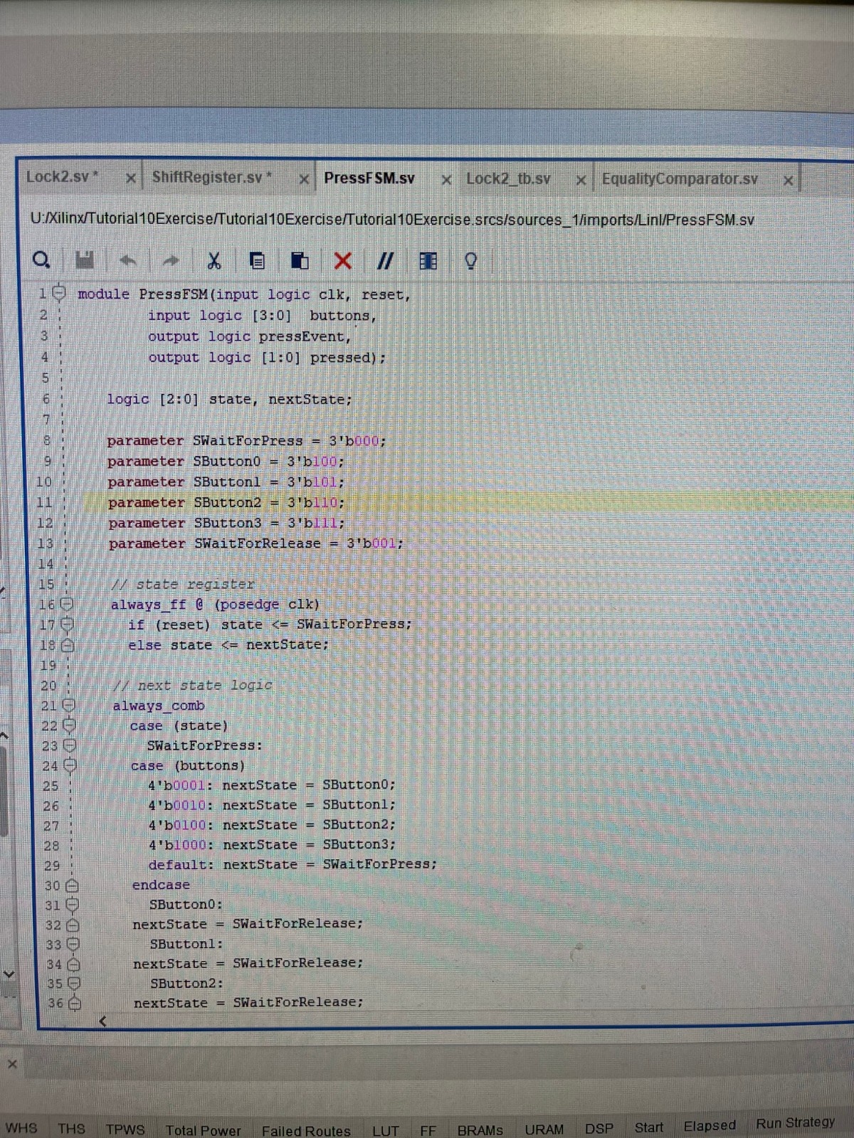 Solved Use system verilog to do the code! Lock2.sv, | Chegg.com