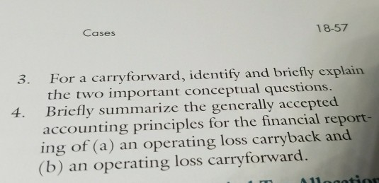 Solved Required sons for interperiod allocation and | Chegg.com