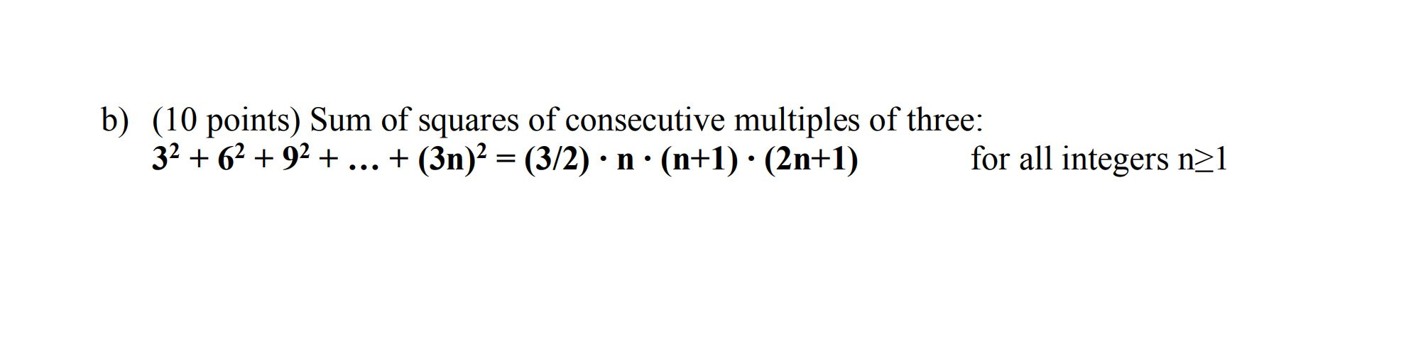 Solved Prove that Sum of squares of consecutive multiples | Chegg.com