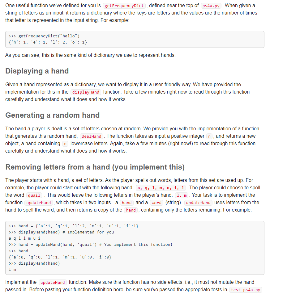 Solved In this problem set, you'll implement two versions of | Chegg.com
