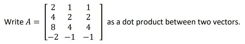 Solved A=⎣⎡248−2124−1124−1⎦⎤ | Chegg.com