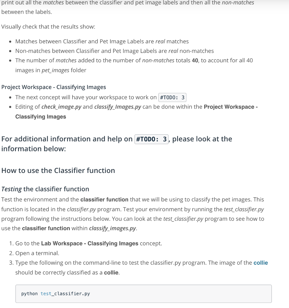 #TODO: 3: Classifying Images Implement the | Chegg.com