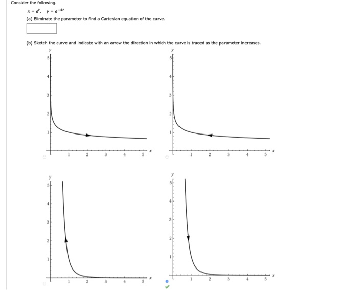 Solved Consider the following (a) Eliminate the parameter to | Chegg.com