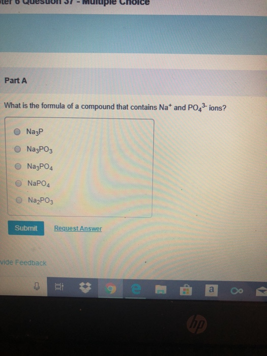 Solved Part A What is the formula of a compound that | Chegg.com