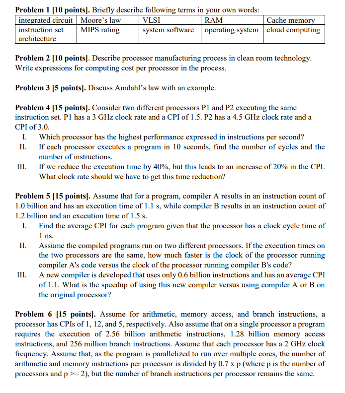 Computer Organization and Design 1.David Patterson | Chegg.com