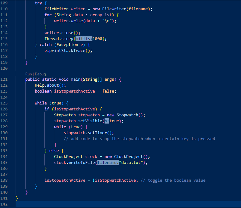 Solved Why doesn't the Clock switch to the Stopwatch when | Chegg.com