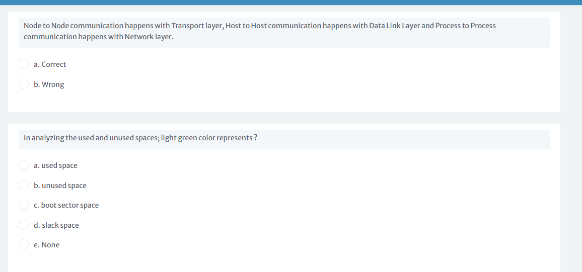 Solved Node to Node communication happens with Transport | Chegg.com