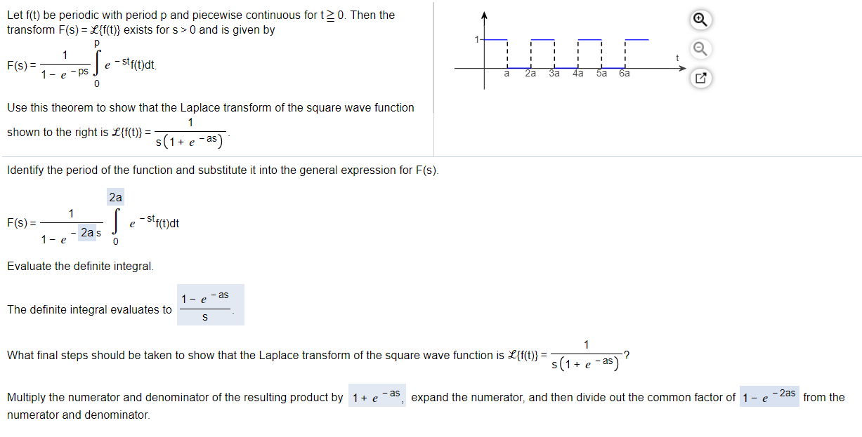 Solved Let f(t) be periodic with period p and piecewise | Chegg.com
