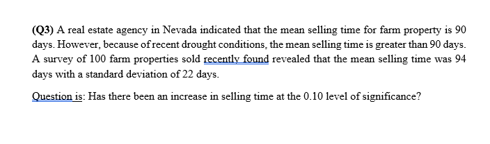 Solved For This Problem Use The Five Step Hypothesis