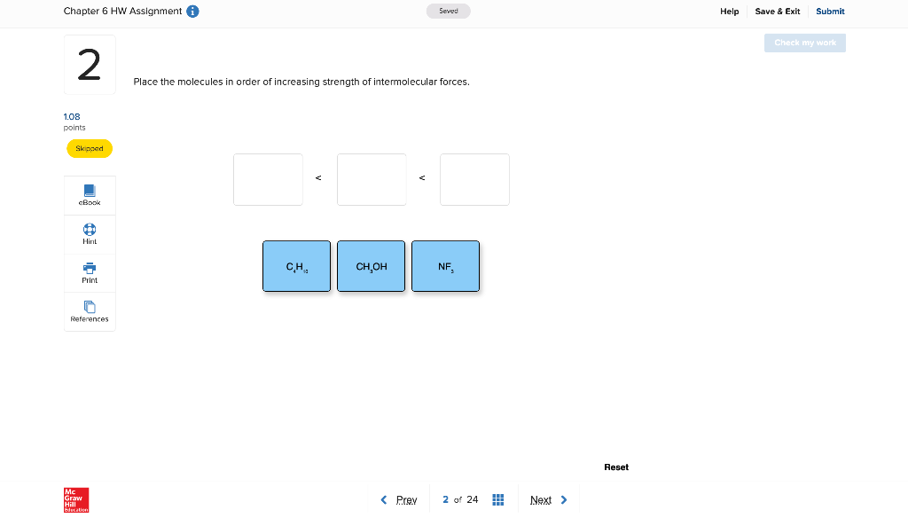 Solved Chapter 6 HW Assignment 0 Saved Help Save & Exit | Chegg.com