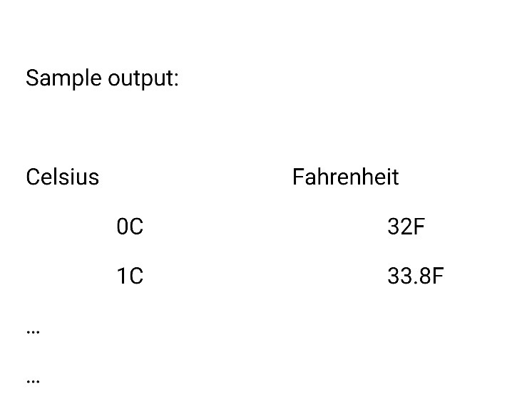 Solved 3. Write a function call Fahrenheit to return the | Chegg.com