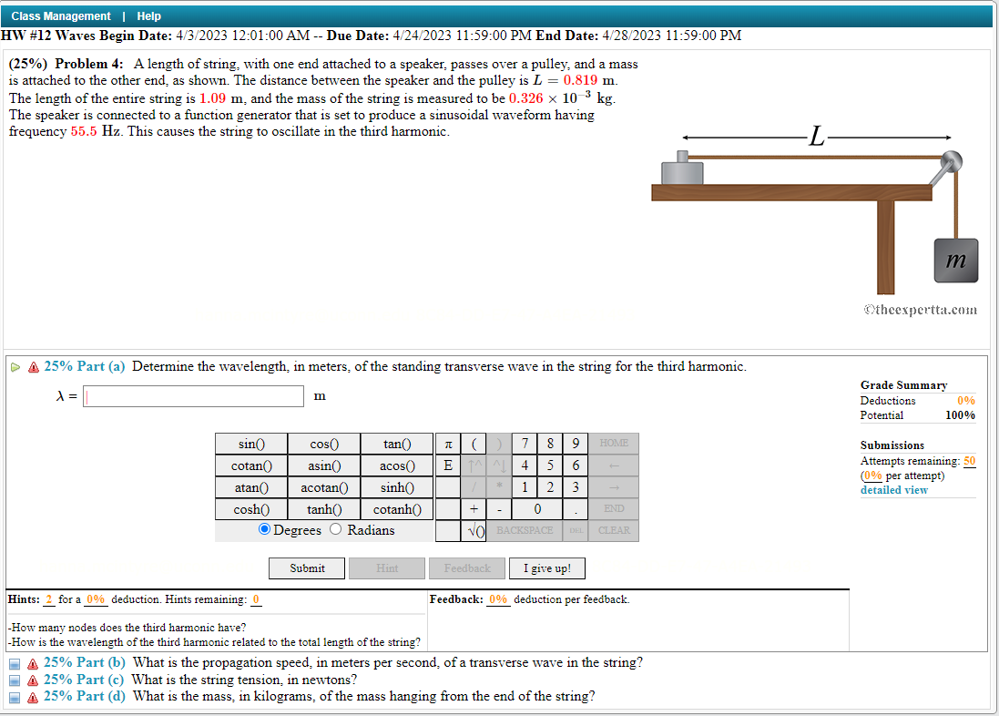 A length of string, with one end attached to a | Chegg.com