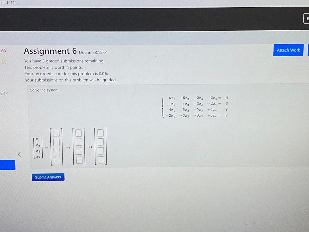 Solved emid=112 R Assignment 6 due in 23:15:01 Attach Work | Chegg.com