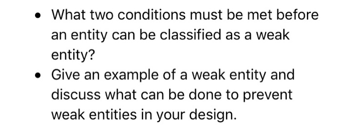 Solved » What two conditions must be met before an entity | Chegg.com