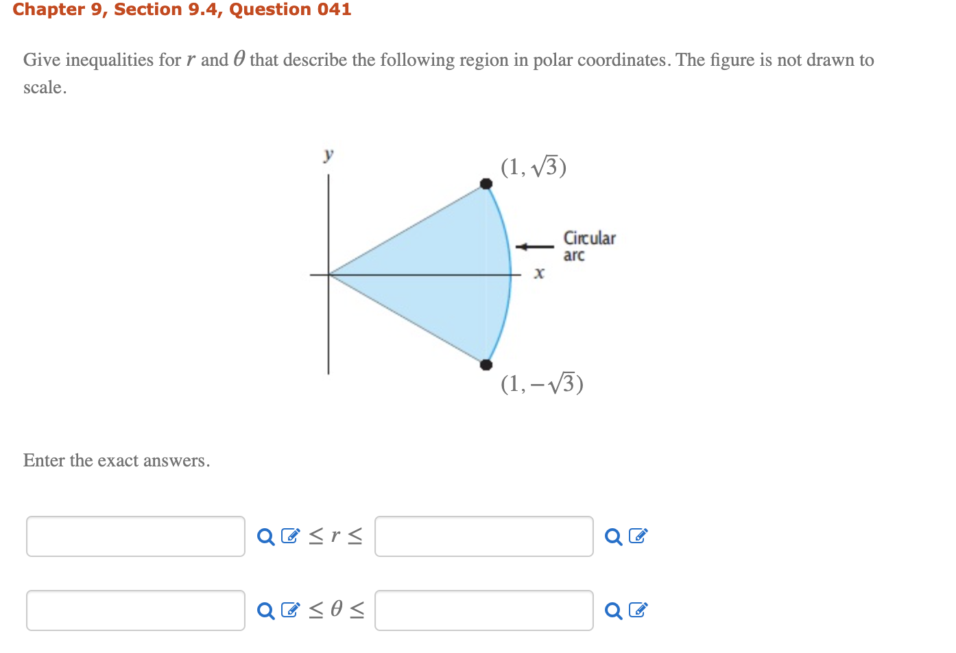Solved Chapter 9, Section 9.4, Question 041 Give | Chegg.com