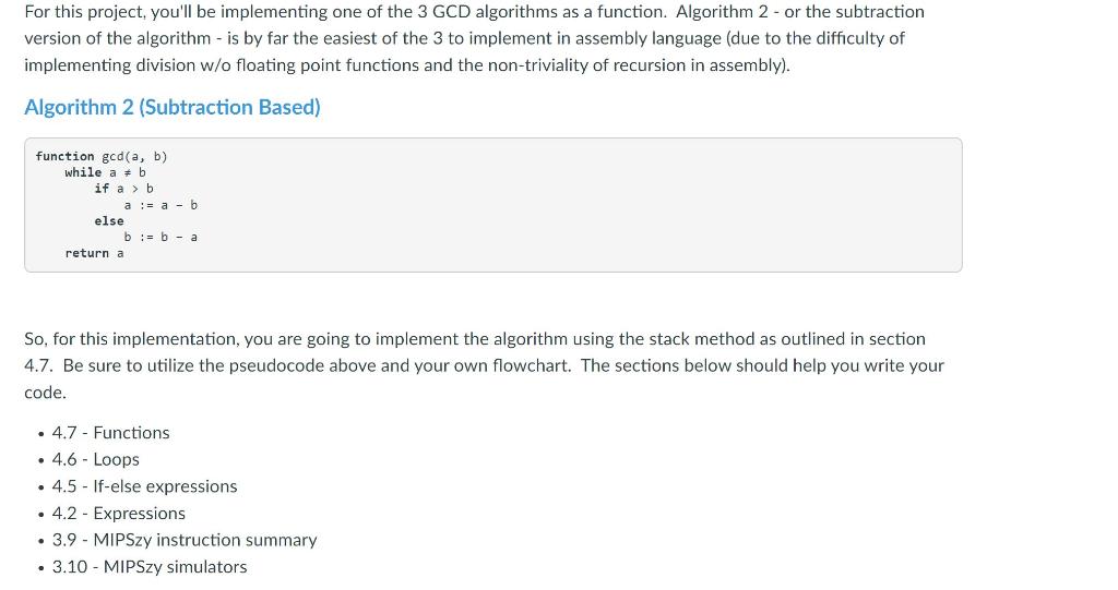 Solved For this project, you'll be implementing one of the 3 | Chegg.com