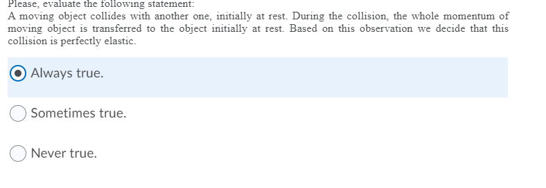 Solved Please, evaluate the following statement: A moving | Chegg.com