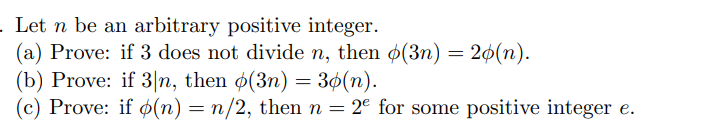 Solved = Let n be an arbitrary positive integer. (a) Prove: | Chegg.com