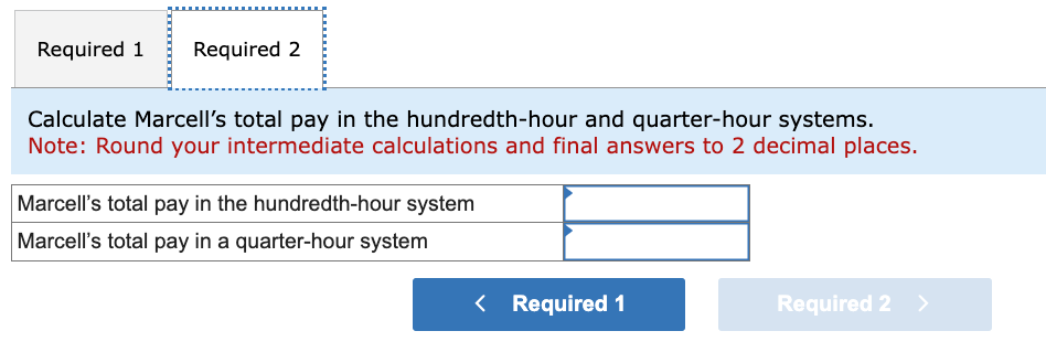 Solved Marcell submitted a pay card reflecting the following | Chegg.com