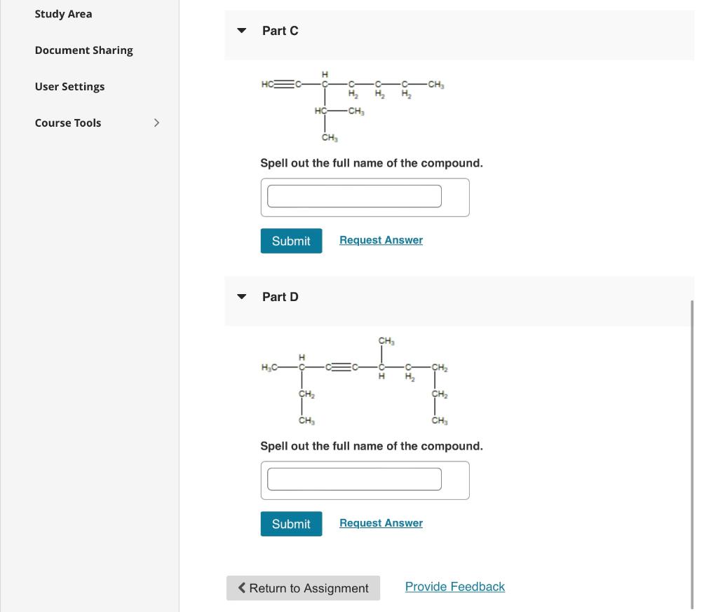 Solved Study Area Part C Document Sharing User Settings | Chegg.com
