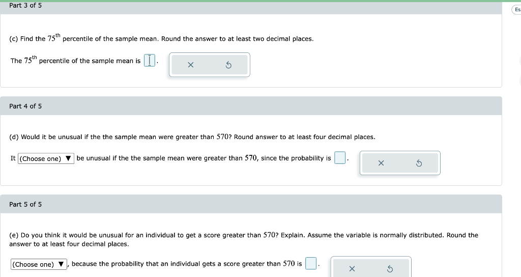 Solved SAT scores: Assume that in a given year the mean | Chegg.com
