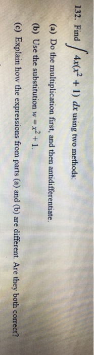 Solved using two methods: (a) Do the multiplication first, | Chegg.com