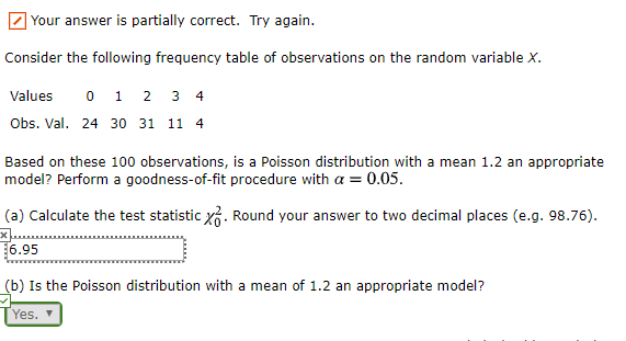 Solved Your Answer Is Partially Correct Try Again Consider