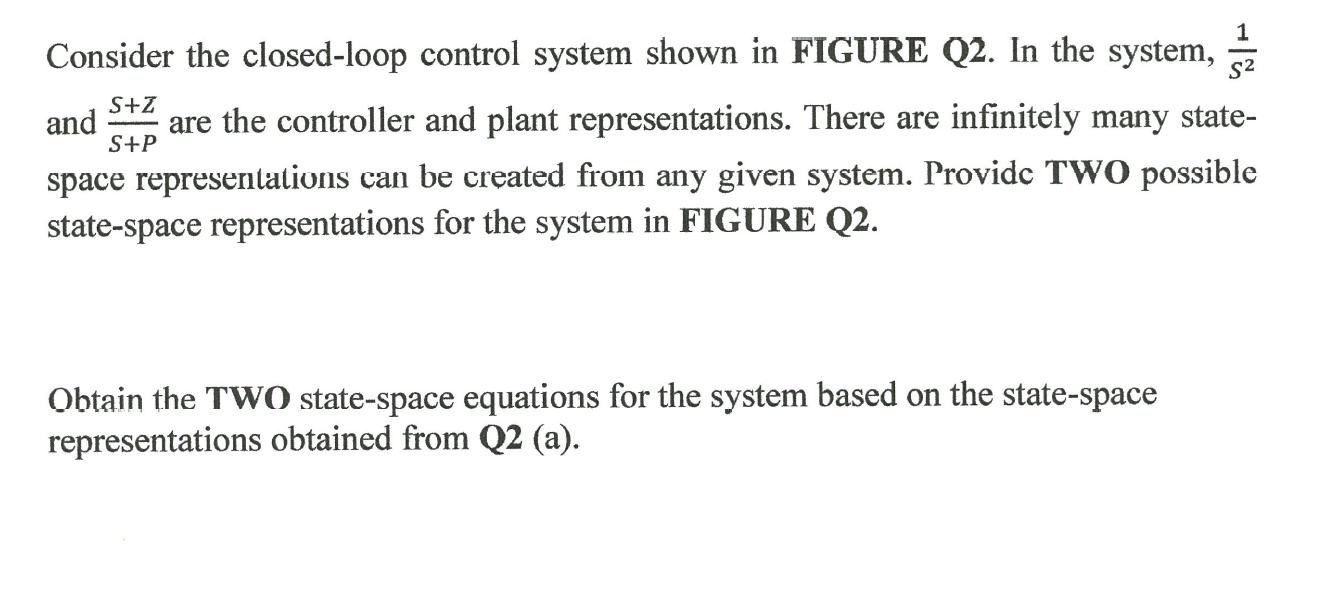 Consider the closed-loop control system shown in | Chegg.com
