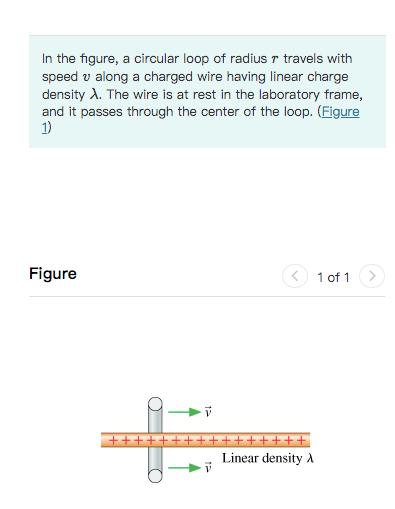 Solved In the figure, a circular loop of radius T travels | Chegg.com