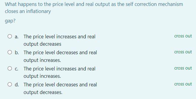Solved What happens to the price level and real output as | Chegg.com
