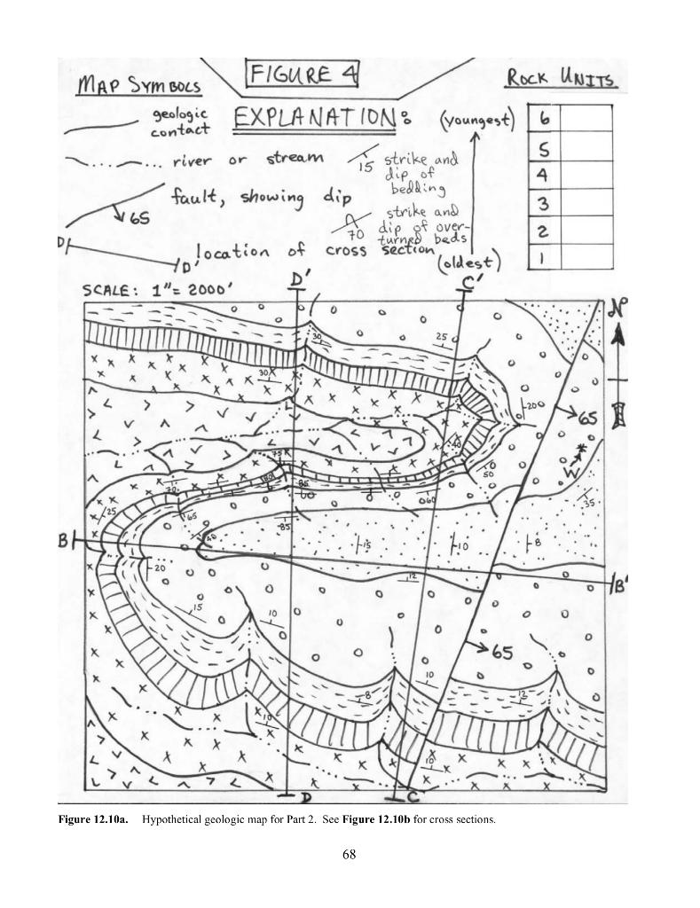 Procedure (Part 1, A, B, C). Construction of Geologic | Chegg.com