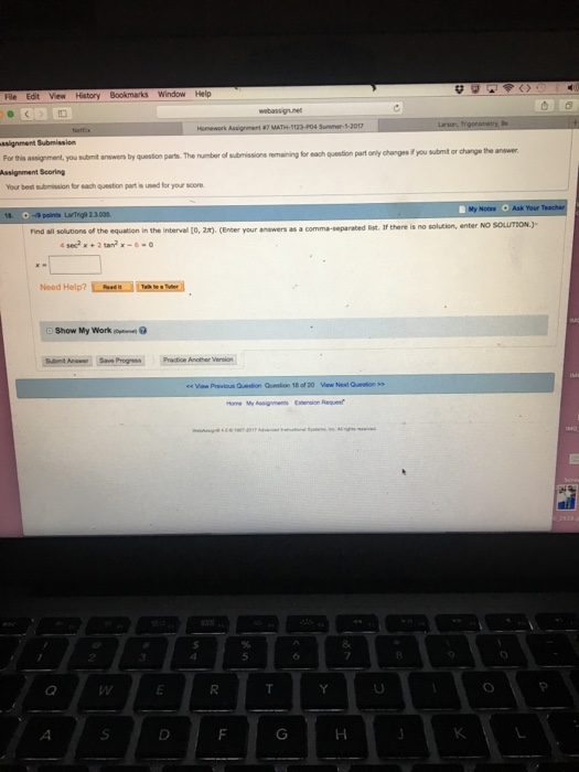 Solved The number submissions remaining for each question | Chegg.com