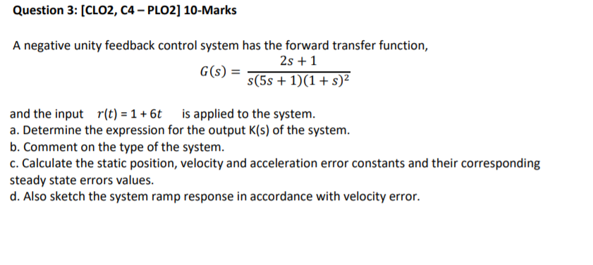 Solved Question 3: [CLO2, C4 – PLO2] 10-Marks A negative | Chegg.com