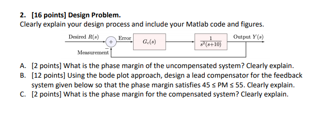 Solved 2. [16 points] Design Problem. Clearly explain your | Chegg.com