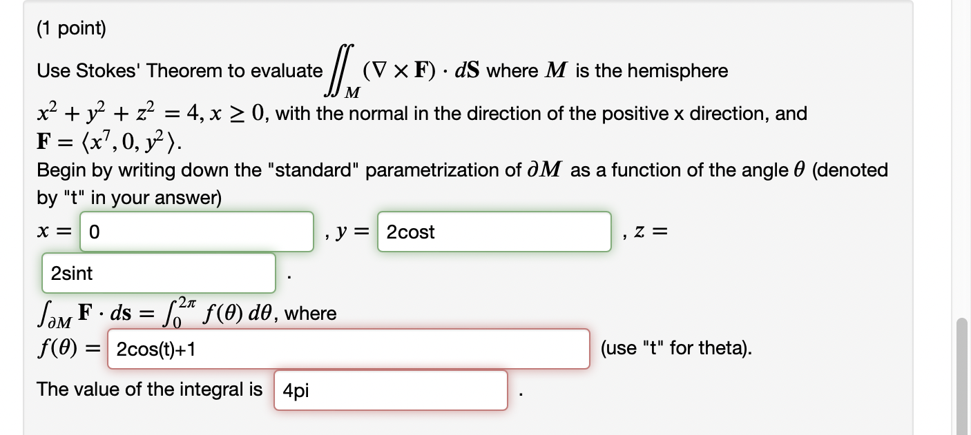 Solved Use Stokes' Theorem to | Chegg.com