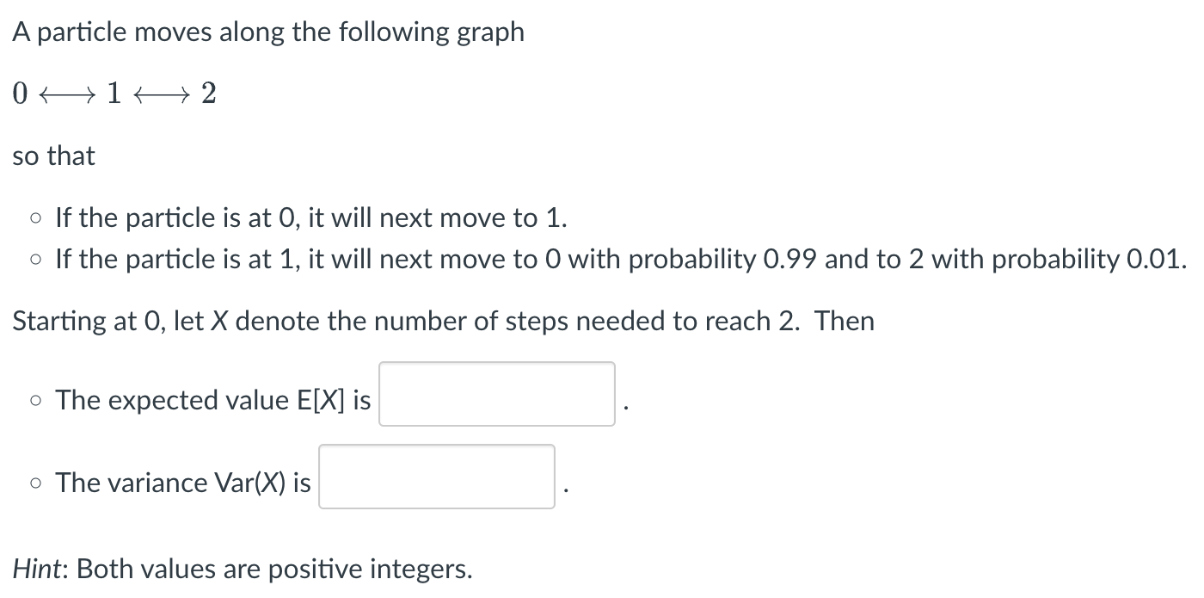 Solved A particle moves along the following graph 0 1 2 so | Chegg.com