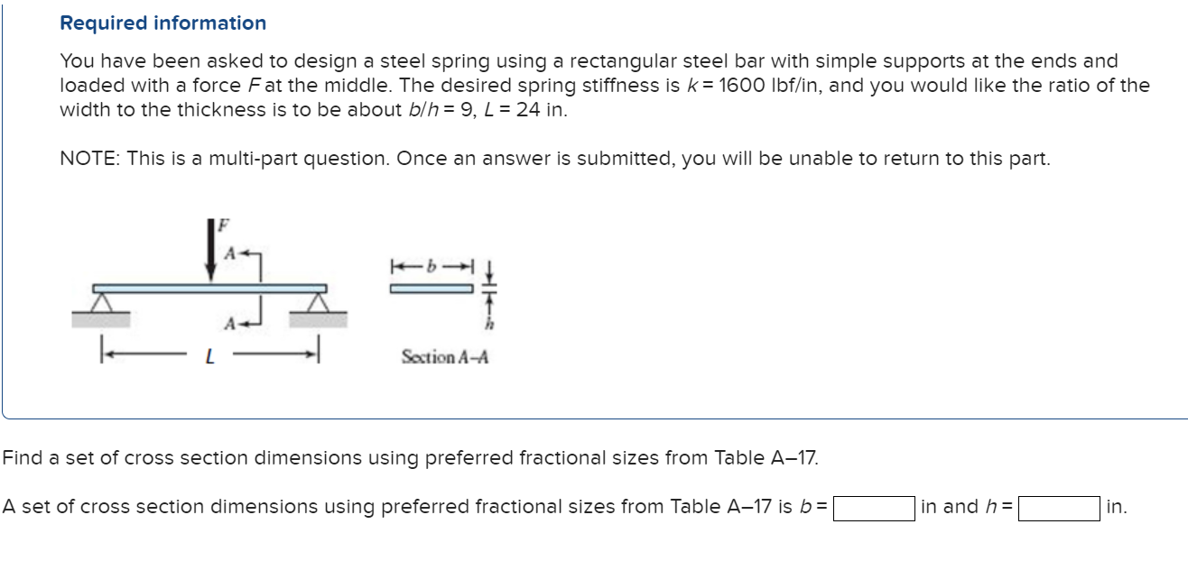 Solved Required informationYou have been asked to design a | Chegg.com