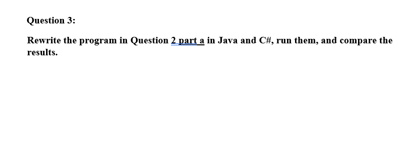 Solved Question 2. a. Let the function fun be defined as int | Chegg.com
