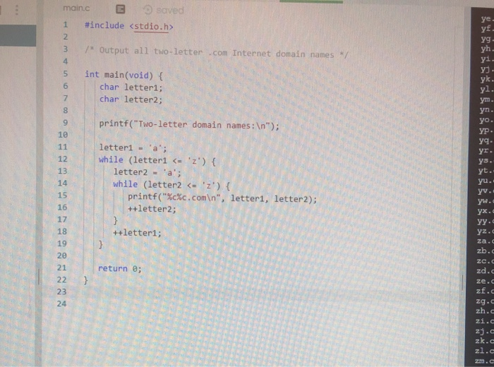 Solved 1.)Combination of lower and capital case like ‘a,A’ | Chegg.com