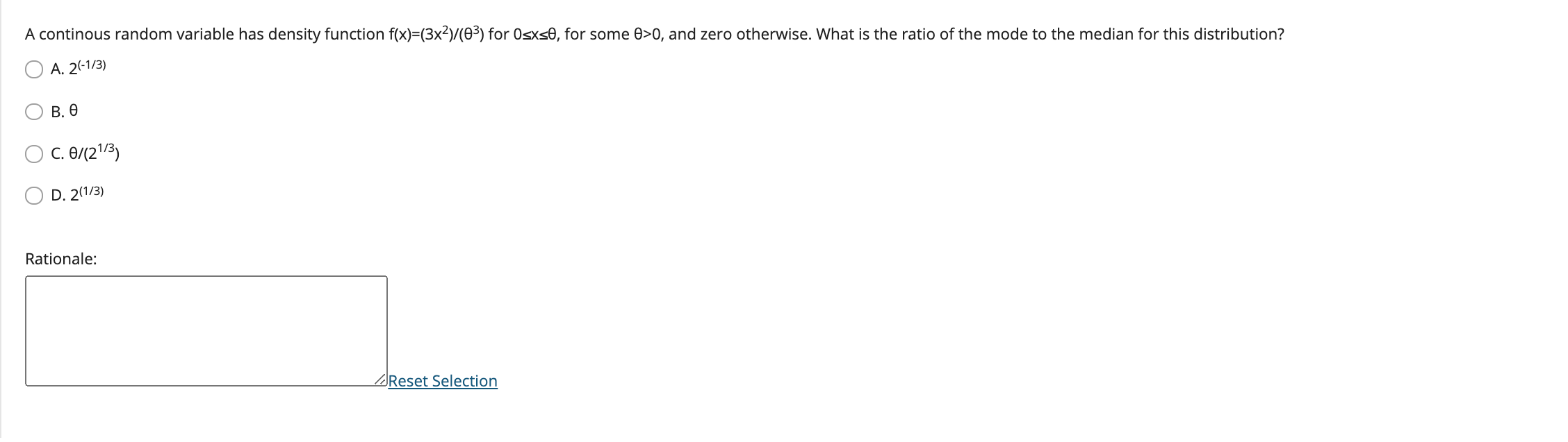 Solved A Continous Random Variable Has Density Function 8948