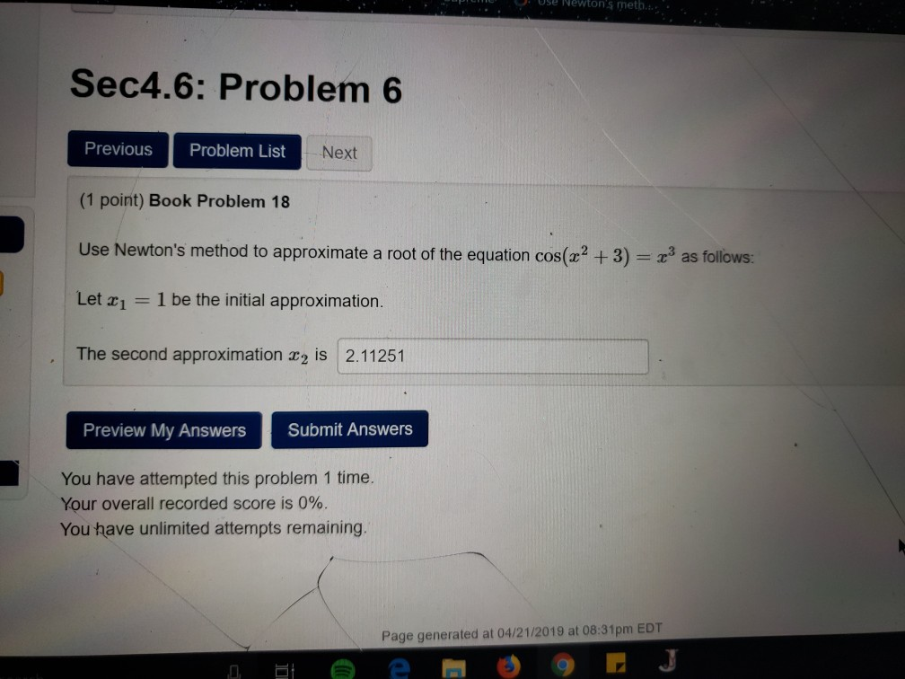 Solved https://webwork.uncc.edu/webwork2/Math | Chegg.com