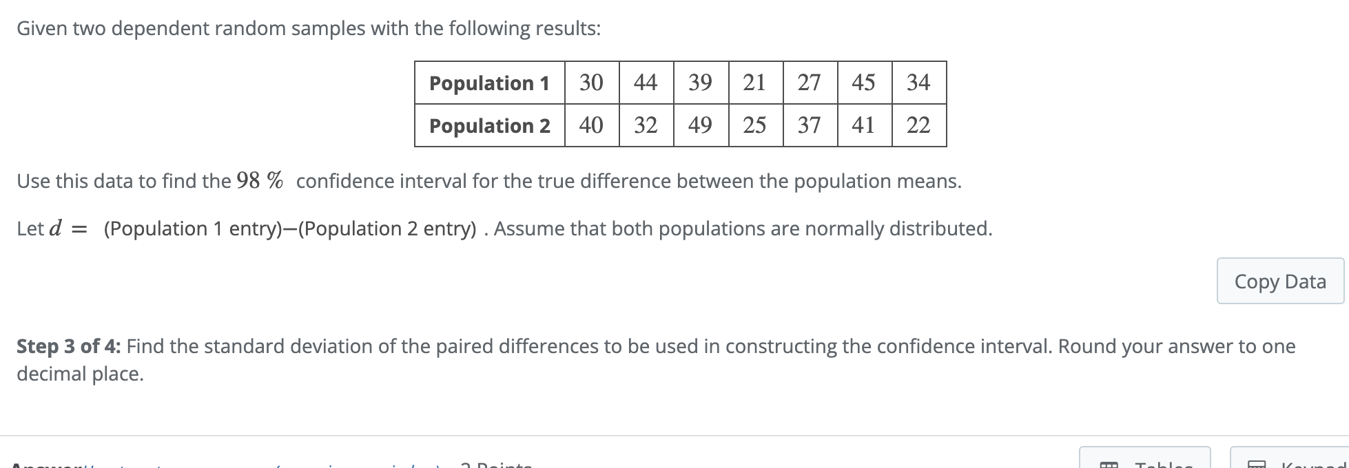 Solved Given two dependent random samples with the following | Chegg.com