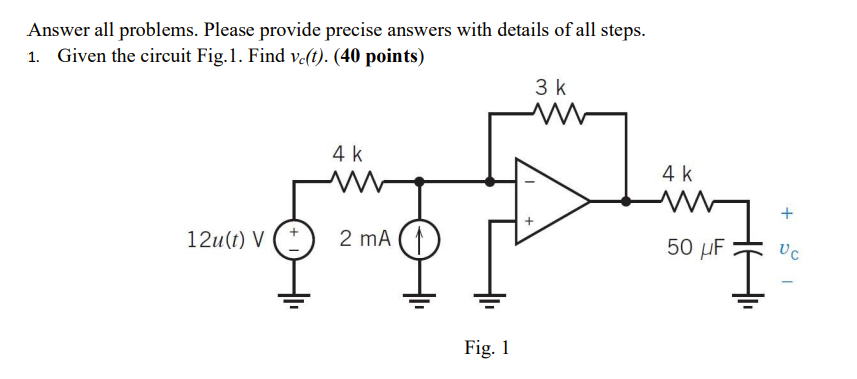 Solved Answer all problems. Please provide precise answers | Chegg.com