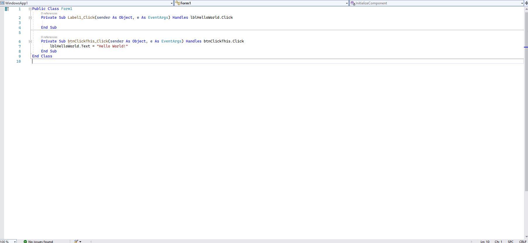Solved VE WindowsApp1 - Form 1 - | Chegg.com